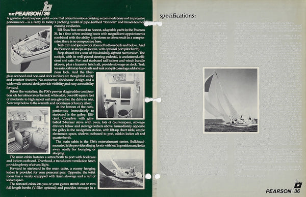 Pearson 36 Brochure – SailInfo I boatbrochure.com