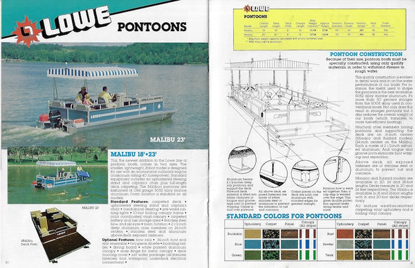 Lowe 1982 Brochure – SailInfo I boatbrochure.com