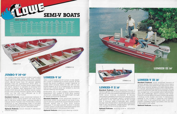 Lowe 1982 Brochure – SailInfo I boatbrochure.com