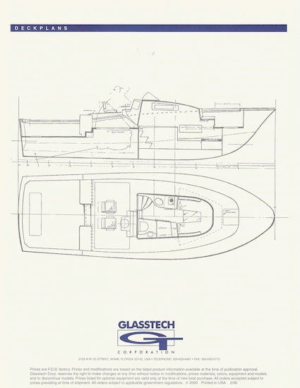 Glasstech 36 Specification Brochure PAckage – SailInfo I boatbrochure.com