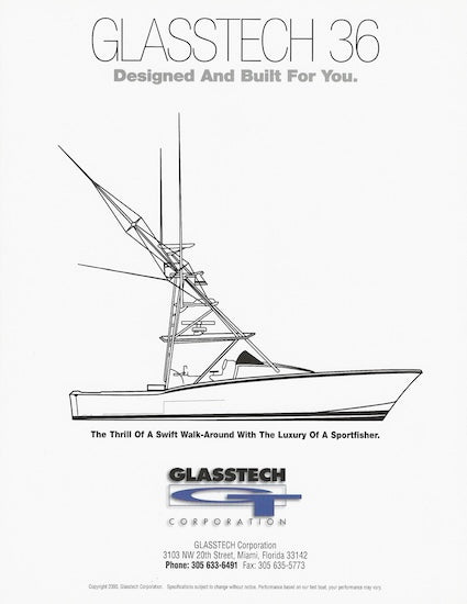 Glasstech 36 Brochure – SailInfo I boatbrochure.com