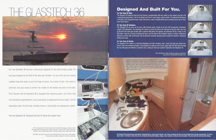 Glasstech 36 Brochure – SailInfo I boatbrochure.com