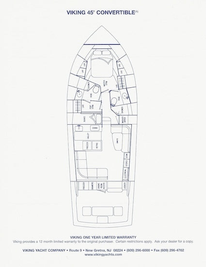 Viking 45 Convertible Specification Brochure – SailInfo I boatbrochure.com