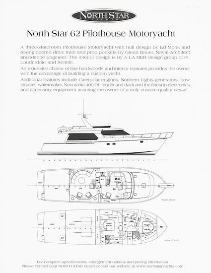 North Star 62 Specification Brochure – SailInfo I boatbrochure.com