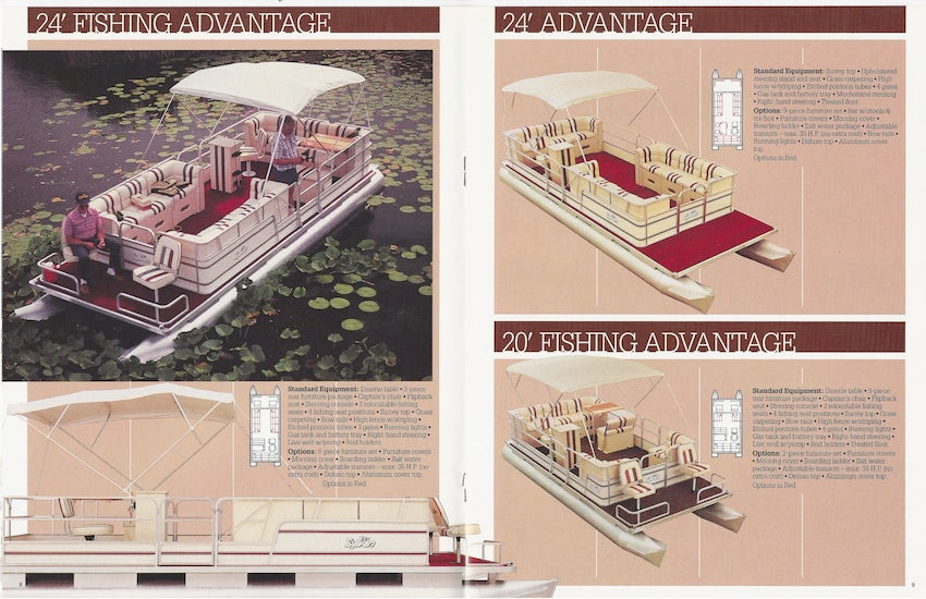 Sylvan 1986 Pontoon & Space Ships Brochure – SailInfo I boatbrochure.com