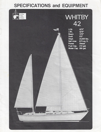 Whitby 42 Specification Brochure – SailInfo I boatbrochure.com