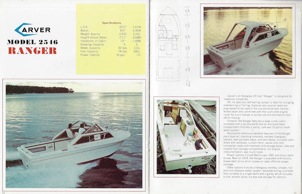 Carver 1978 Brochure – SailInfo I boatbrochure.com