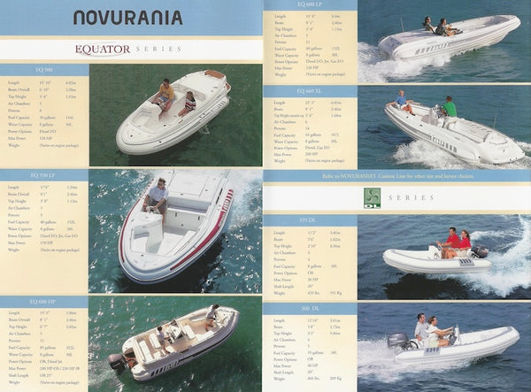Novurania 2004 Brochure – SailInfo I boatbrochure.com