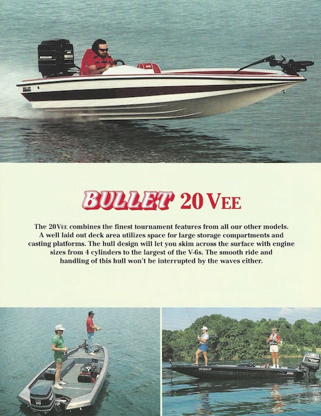 Bullet 20 Vee Brochure – SailInfo I boatbrochure.com