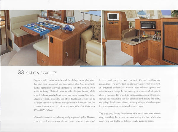 Carver 33 Super Sport Brochure – SailInfo I boatbrochure.com