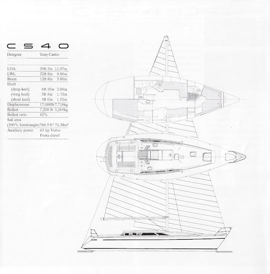 CS 40 Brochure – SailInfo I boatbrochure.com