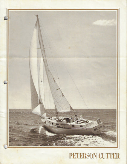 Peterson 44 Cutter Brochure – SailInfo I boatbrochure.com