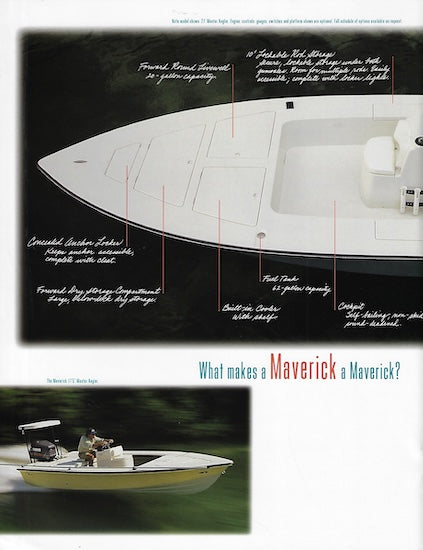 Maverick 1996 Brochure – SailInfo I boatbrochure.com