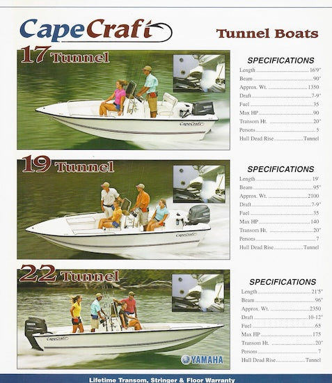 Cape Craft 2007 Brochure – SailInfo I boatbrochure.com