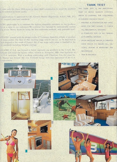 Nova 40 Sundeck Brochure – SailInfo I boatbrochure.com
