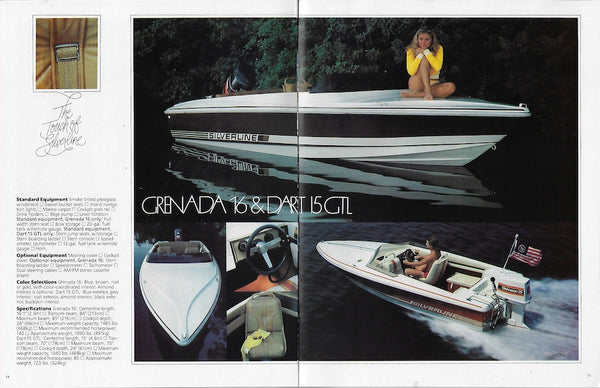Silverline 1982 Runabout Brochure – SailInfo I boatbrochure.com