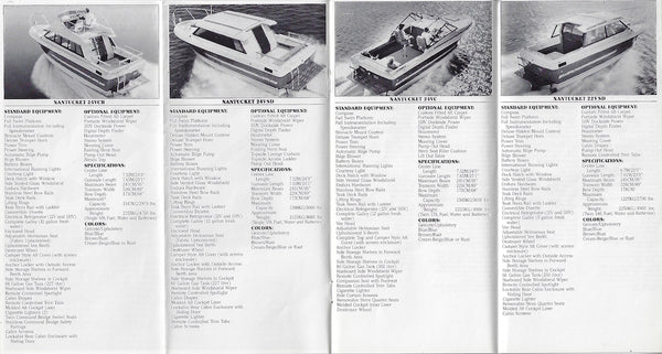 Silverline 1980 Full Line Brochure – SailInfo I boatbrochure.com