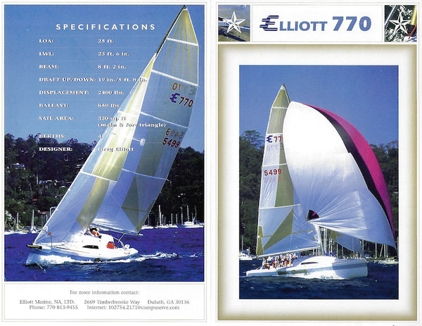 Elliott 770 Brochure – SailInfo I boatbrochure.com
