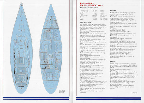 Nautor's Swan 77 Launch Brochure – SailInfo I boatbrochure.com