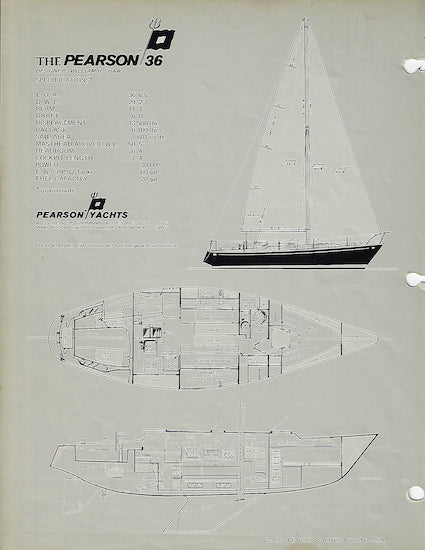 Pearson 36 Brochure – SailInfo I boatbrochure.com