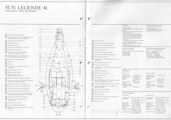 Jeanneau Sun Legende 41 Specification Brochure – SailInfo I ...