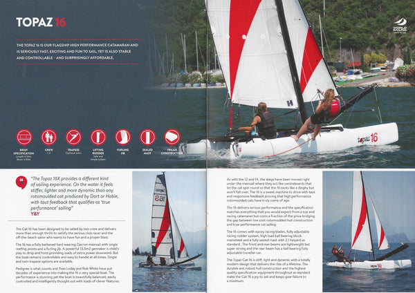 Topaz Catamaran Brochure – SailInfo I boatbrochure.com