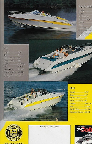 Donzi 1989 Abbreviated Brochure – SailInfo I boatbrochure.com