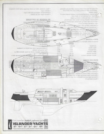 Islander 36 Specification Brochure – SailInfo I boatbrochure.com