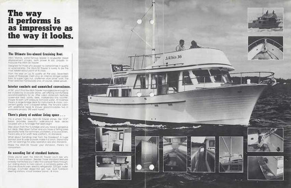 Albin 36 Trawler Brochure – SailInfo I boatbrochure.com