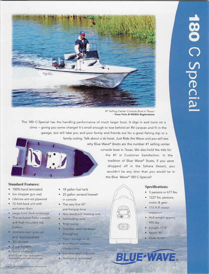 Blue Wave 180 Classic / C Special Brochure – SailInfo I boatbrochure.com