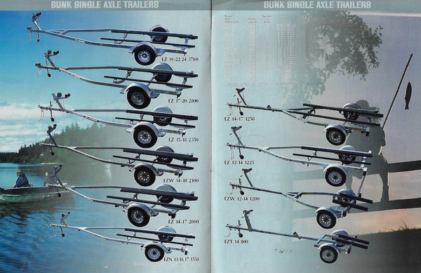 EZ Loader 1996 Trailer Brochure – SailInfo I boatbrochure.com