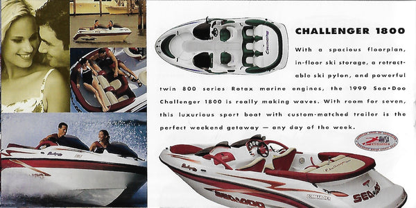 Sea Doo 1999 Mini Sport Boats Brochure – SailInfo I boatbrochure.com