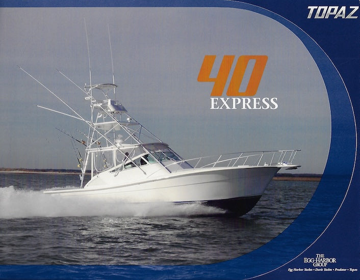 Topaz 40 Express Brochure – SailInfo I boatbrochure.com