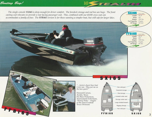 VIP 1995 Bass Stealth Brochure – SailInfo I boatbrochure.com