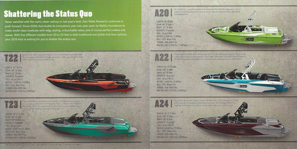 Axis 2019 Brochure – SailInfo I boatbrochure.com