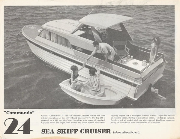 Owens Commando 24 Sea Skiff Cruiser Specification Brochure – SailInfo I ...