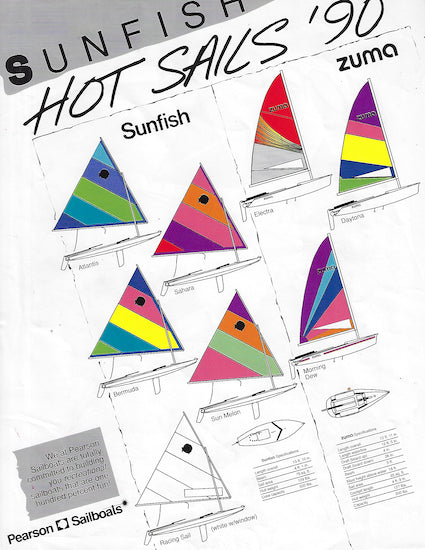 Sunfish / Zuma Sail Selection Brochure – SailInfo I boatbrochure.com