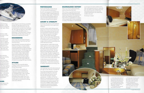 Ocean 40 Sport Fish Brochure – SailInfo I boatbrochure.com
