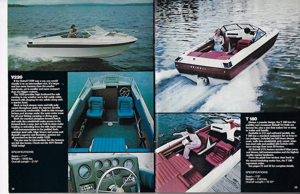 Reinell 1977 Brochure – SailInfo I boatbrochure.com