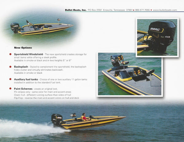 Bullet Features Brochure – SailInfo I boatbrochure.com