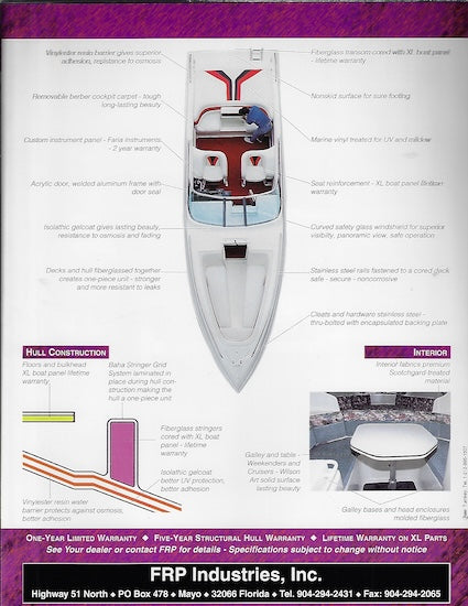 FRP 2001 Mach 1 Performance Brochure – SailInfo I boatbrochure.com
