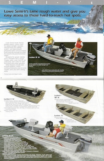 Lowe 1988 Brochure – SailInfo I boatbrochure.com