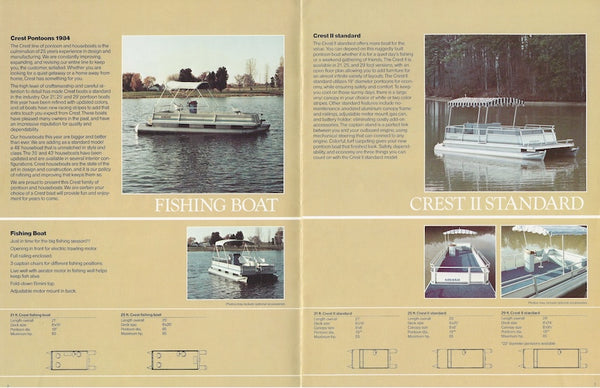 Crest 1984 Brochure – SailInfo I boatbrochure.com