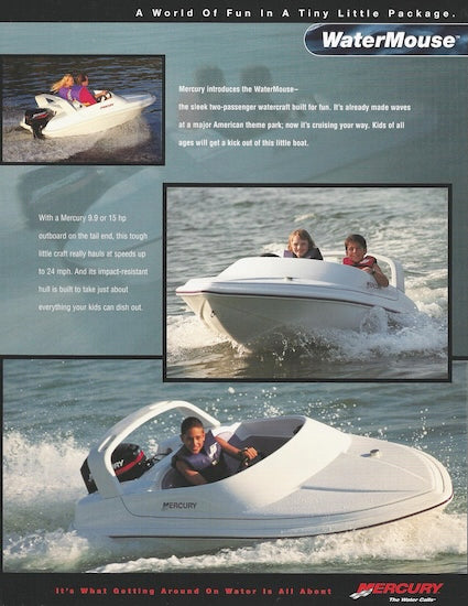 Mercury Water Mouse Package Brochure – SailInfo I boatbrochure.com