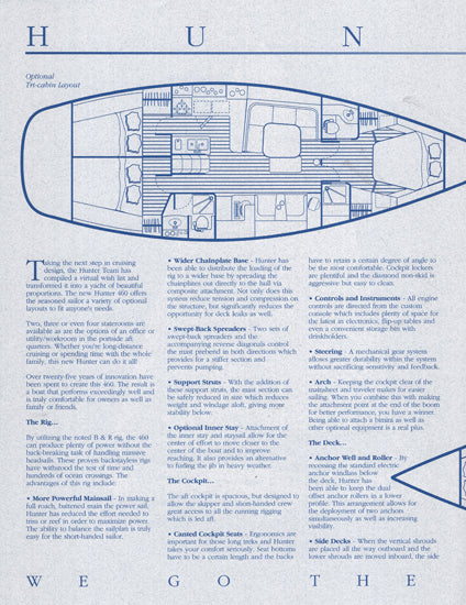 Hunter 460 Specification Brochure – SailInfo I boatbrochure.com