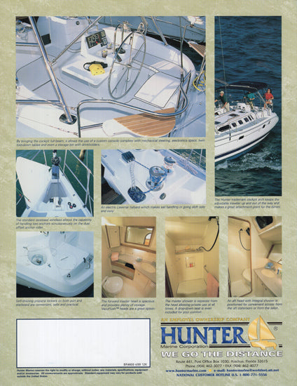 Hunter 460 Brochure – SailInfo I boatbrochure.com