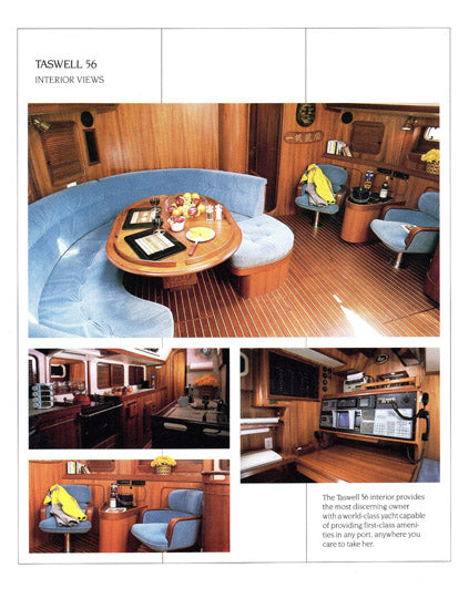 Taswell 56 Brochure – SailInfo I boatbrochure.com