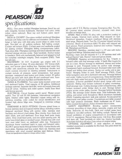 Pearson 323 Brochure – SailInfo I boatbrochure.com