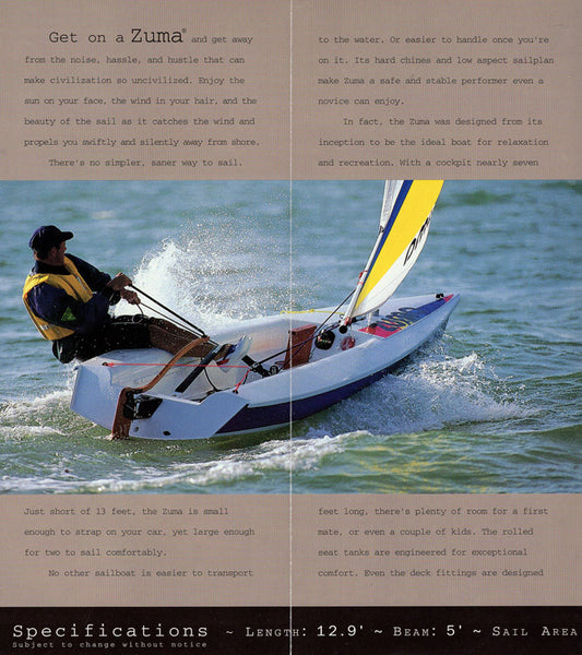 Zuma Brochure – SailInfo I boatbrochure.com