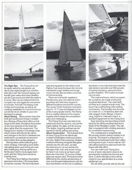 Flying Scot Brochure – SailInfo I boatbrochure.com